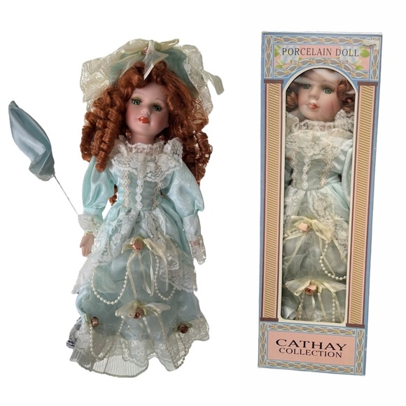 Other | Cathay Collection Porcelain Doll Limitededition 500 Redhead ...